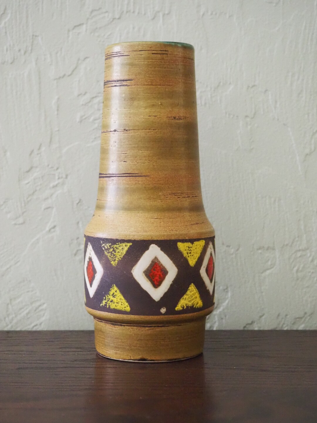 Jasba Keramik Vase 152 - 19 German MCM Vase WGP Lava Era Vintage Vase ...