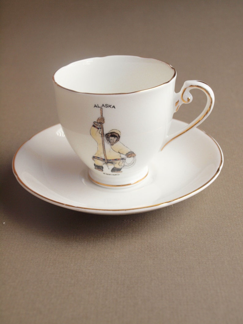 Alaska Eskimo Tea Cup Royal Grafton Tea Cup Indian Arts & - Etsy