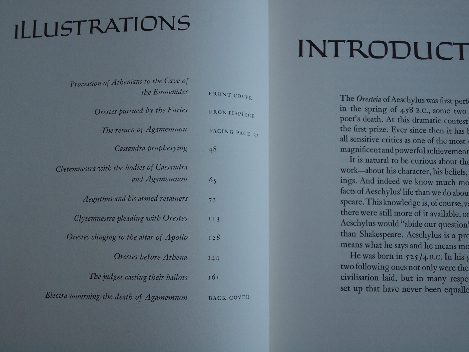 The Oresteia by Aeschylus Heritage Press Greek Drama Trilogy - Etsy