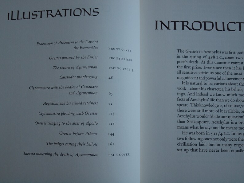 The Oresteia by Aeschylus Heritage Press Greek Drama Trilogy - Etsy