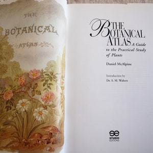 The Botanical Atlas by Daniel Mcalpine Book 19th Century Guide to the ...