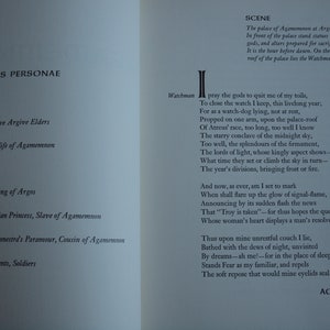 The Oresteia by Aeschylus Heritage Press Greek Drama Trilogy Michael ...