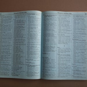 1956 Physician's Desk Reference PDR Drug Index Pharmacology Medical ...