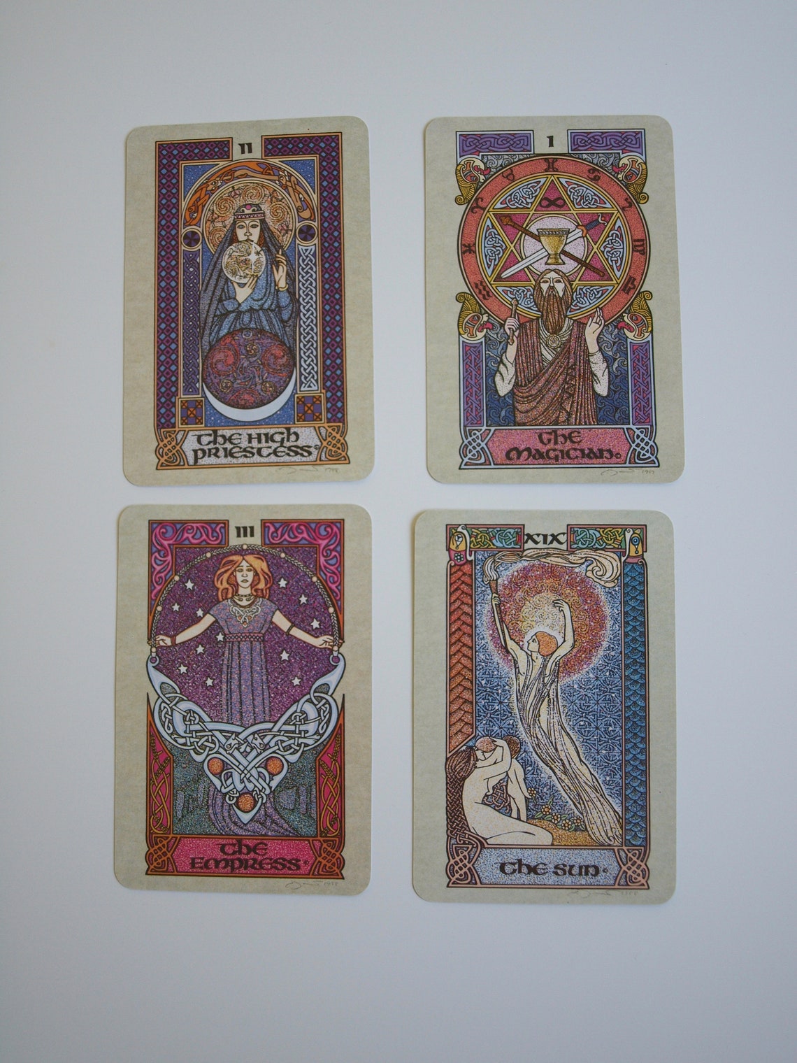 The Celtic Tarot Card Set by Courtney Davis With Book by - Etsy