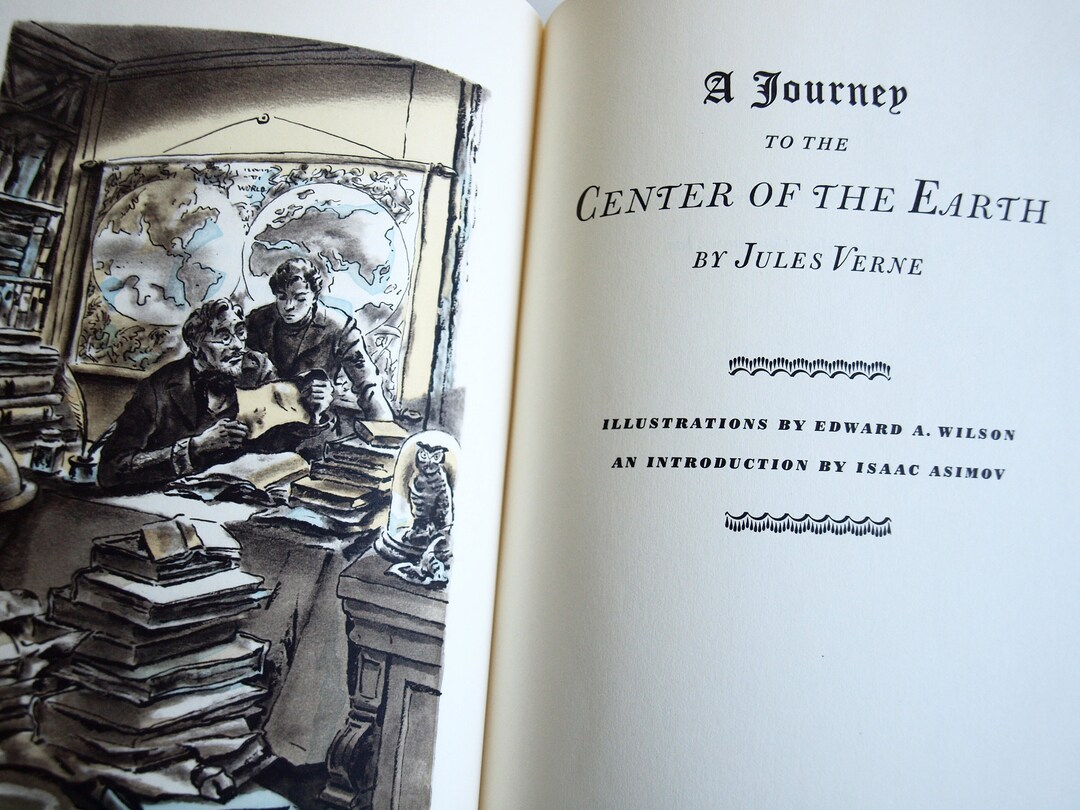 Journey to the Center of the Earth Jules Verne the Heritage Club in ...
