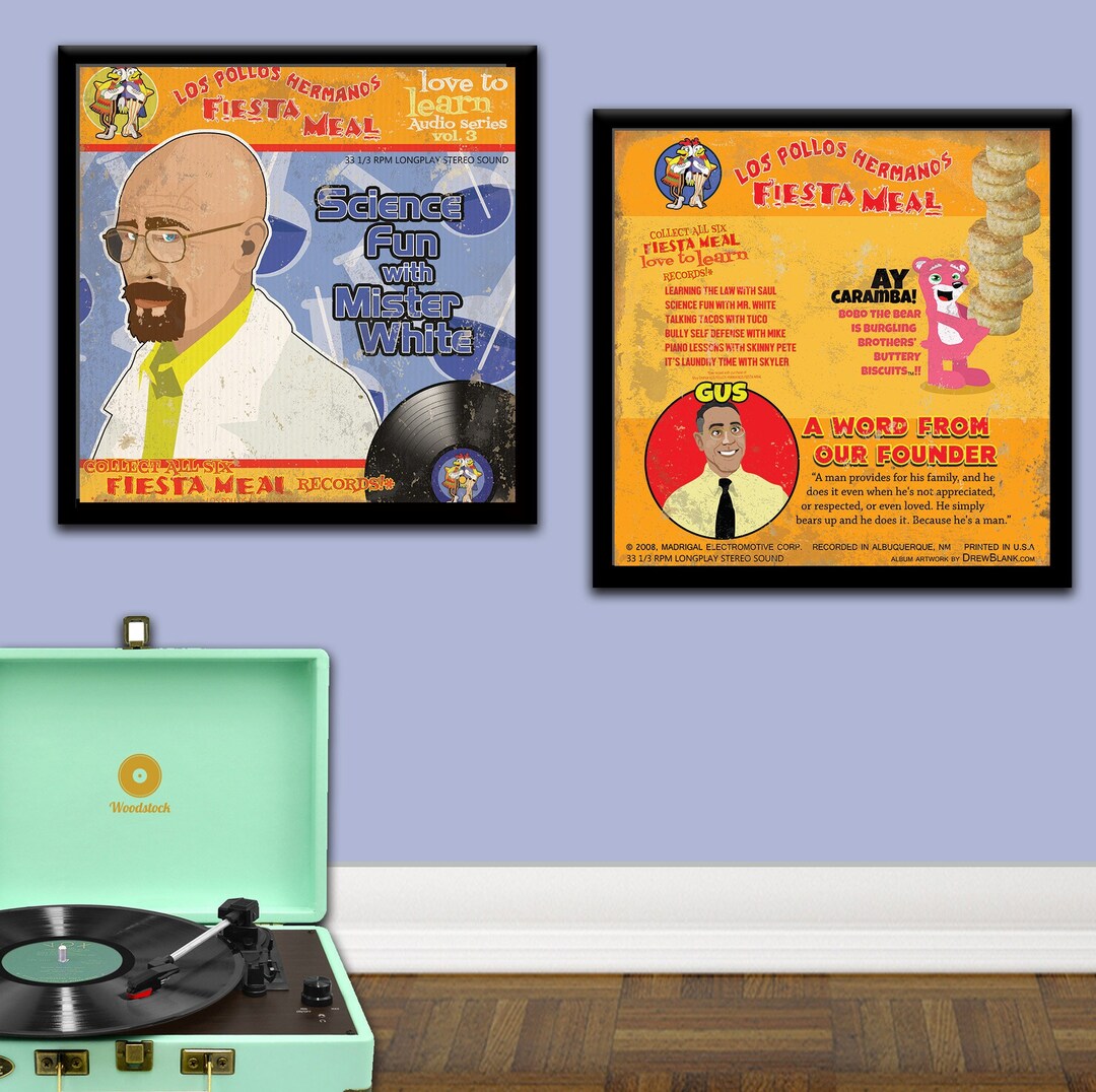 Walter White Breaking Bad Inspired Fake Album Art - Etsy