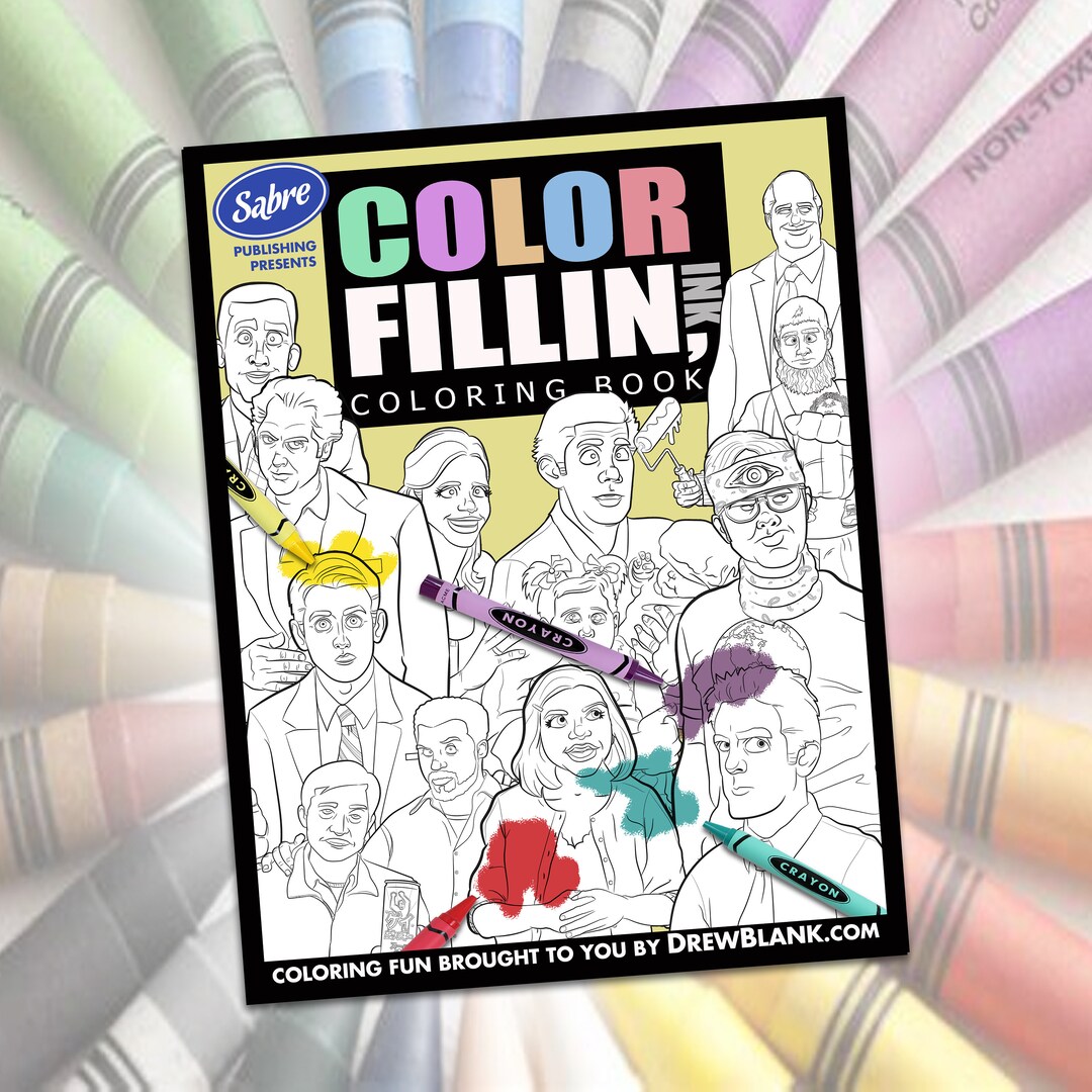 The Office Adult Coloring Book Volume Two Sabre Edition - Etsy