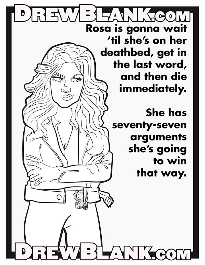 Brooklyn 99 Coloring Pages Coloring Pages