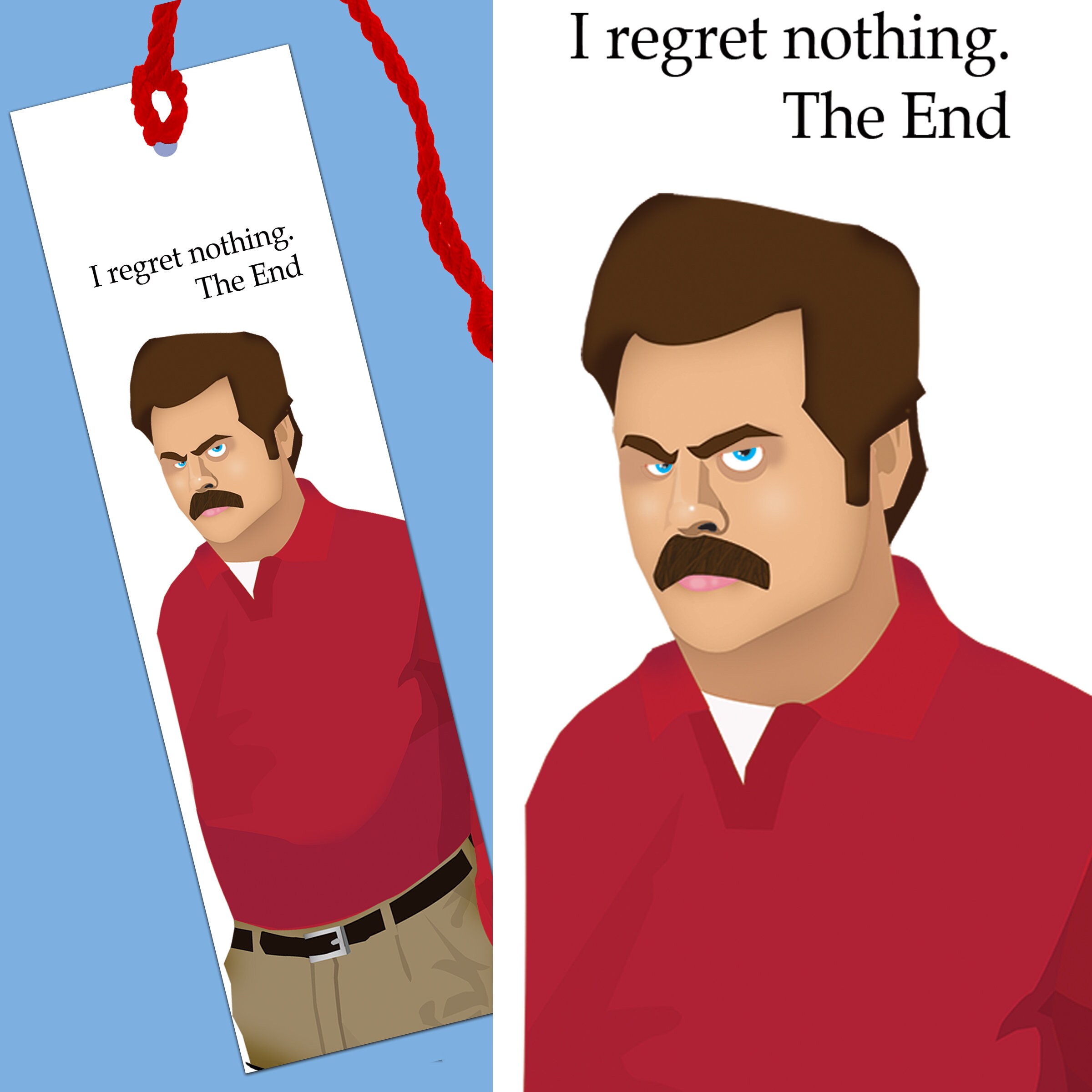 Ron Swanson Cartoon