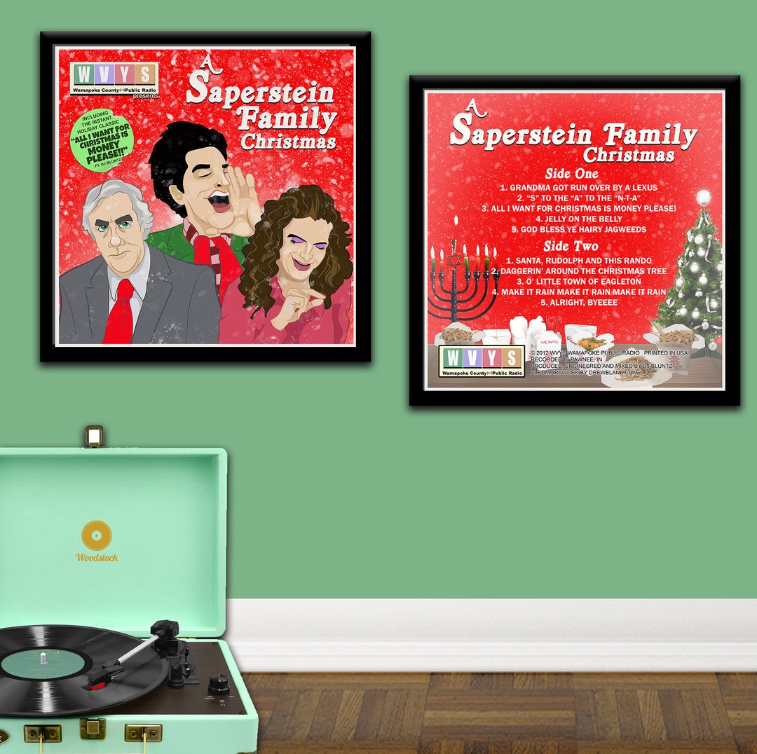 The Saperstein Family Christmas Album Parks & Recreation Inspired Fake ...