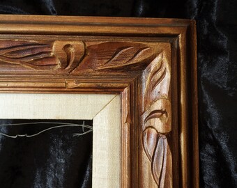 Carved wood frame | Etsy