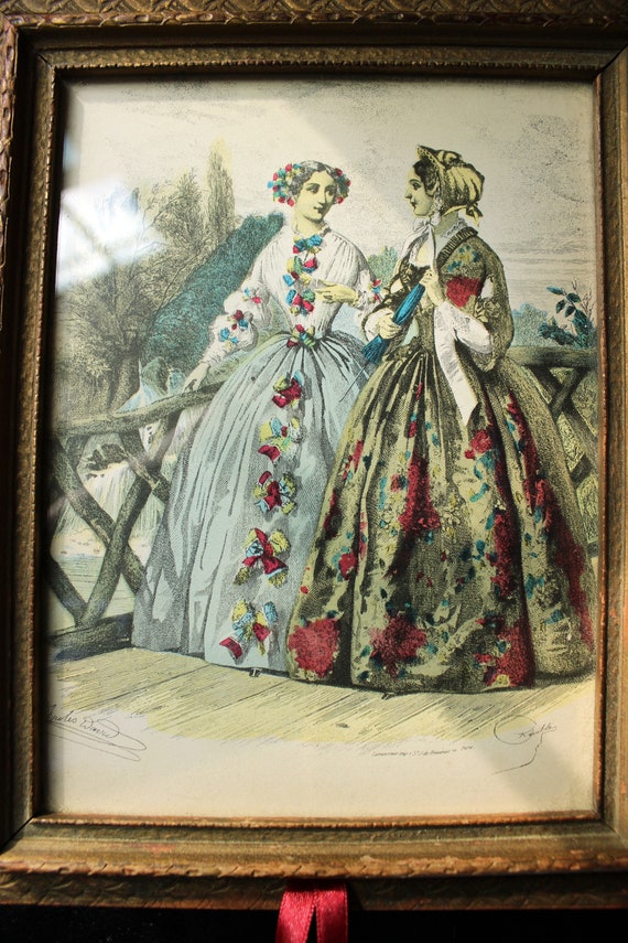 Antique jewelry box, vintage carved wood Victorian fa… - Gem