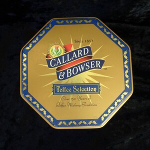 Vintage Candy Tin, Advertising Callard & Bowser Toffee Tin, Retro ...