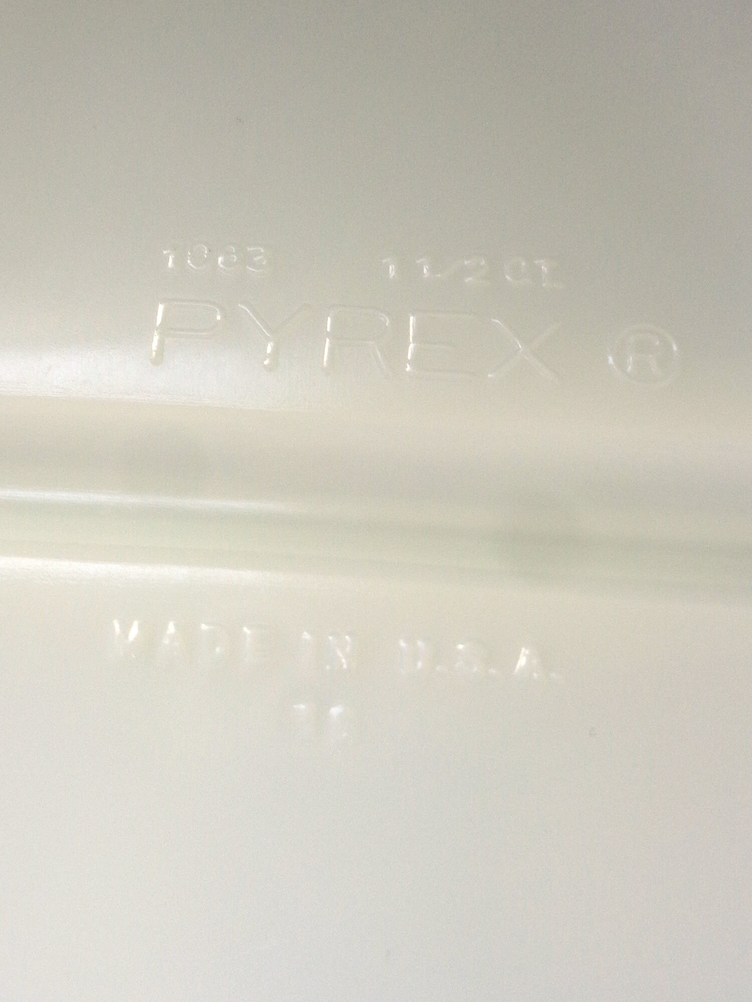 Pyrex Casserole Dish, Vintage Minimalist Oval Divided White Milk Glass ...