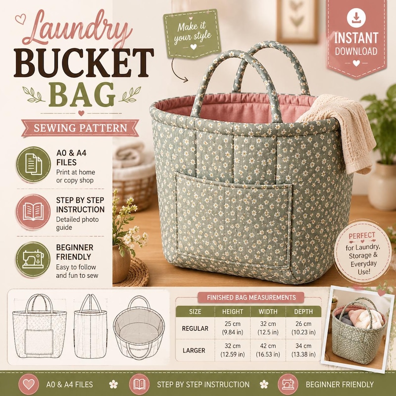 Christmas Laundry Basket - Etsy