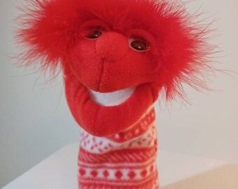 Red Hand Puppet - Etsy