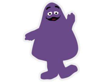 Baby Grimace Decal - Etsy