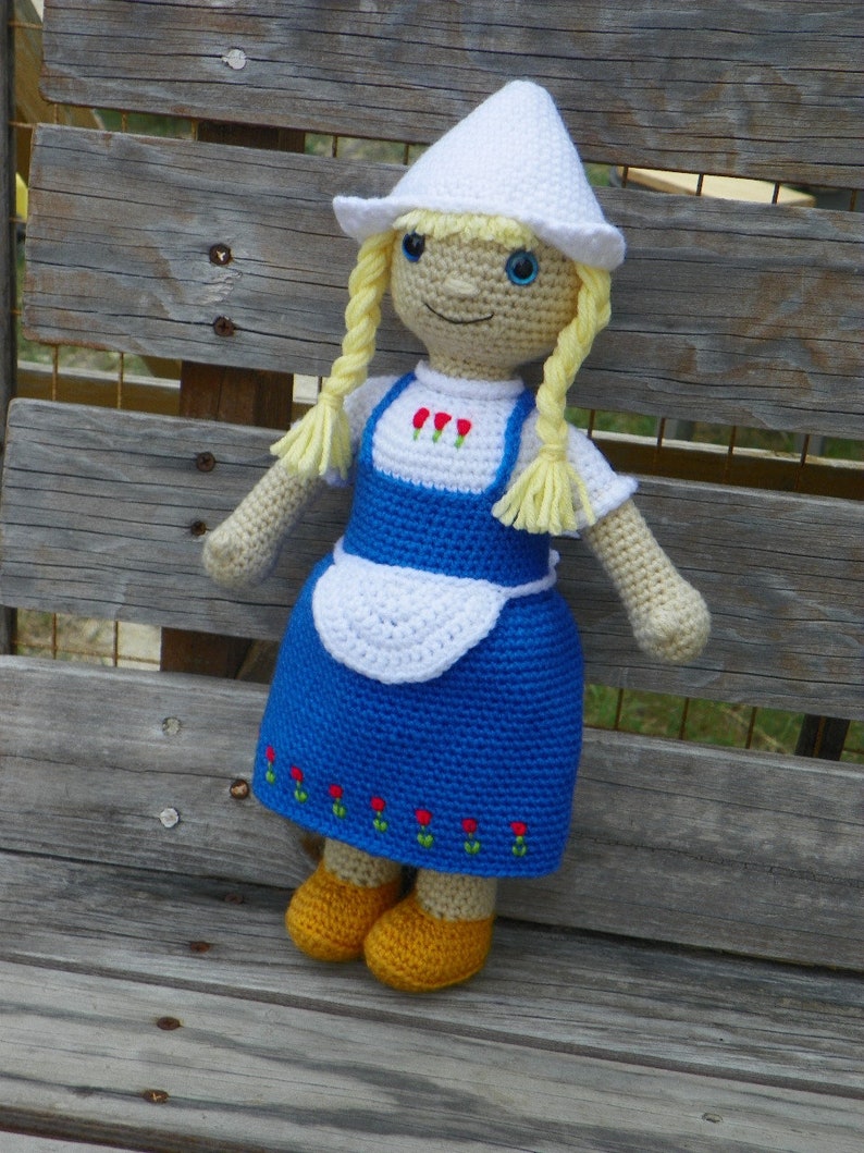 Skye the Dutch Girl- PDF Crochet Pattern - Etsy