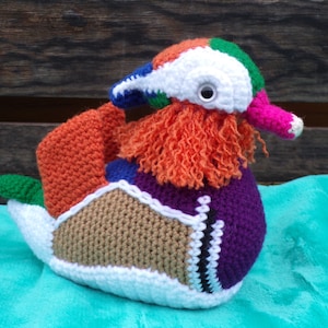Yazi the Mandarin Duck - PDF Crochet Pattern - Etsy