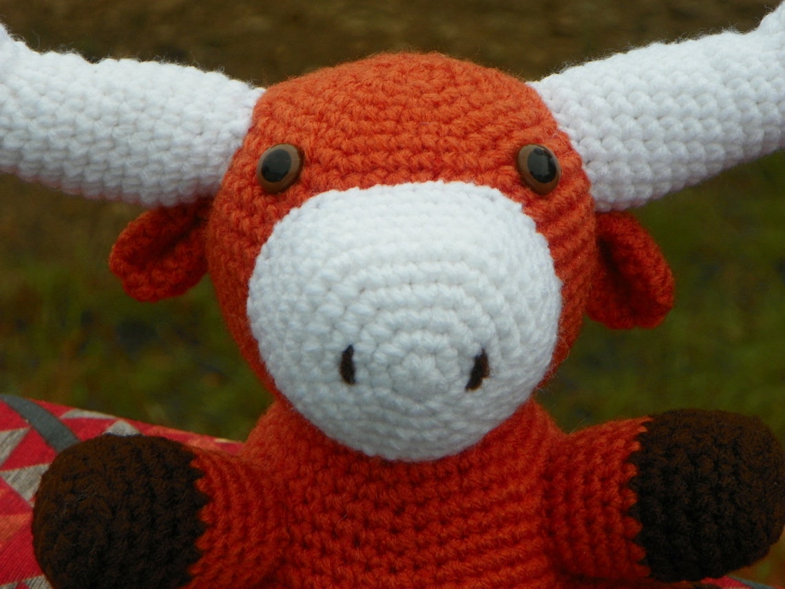 Tex Longhorn PDF crochet pattern | Etsy