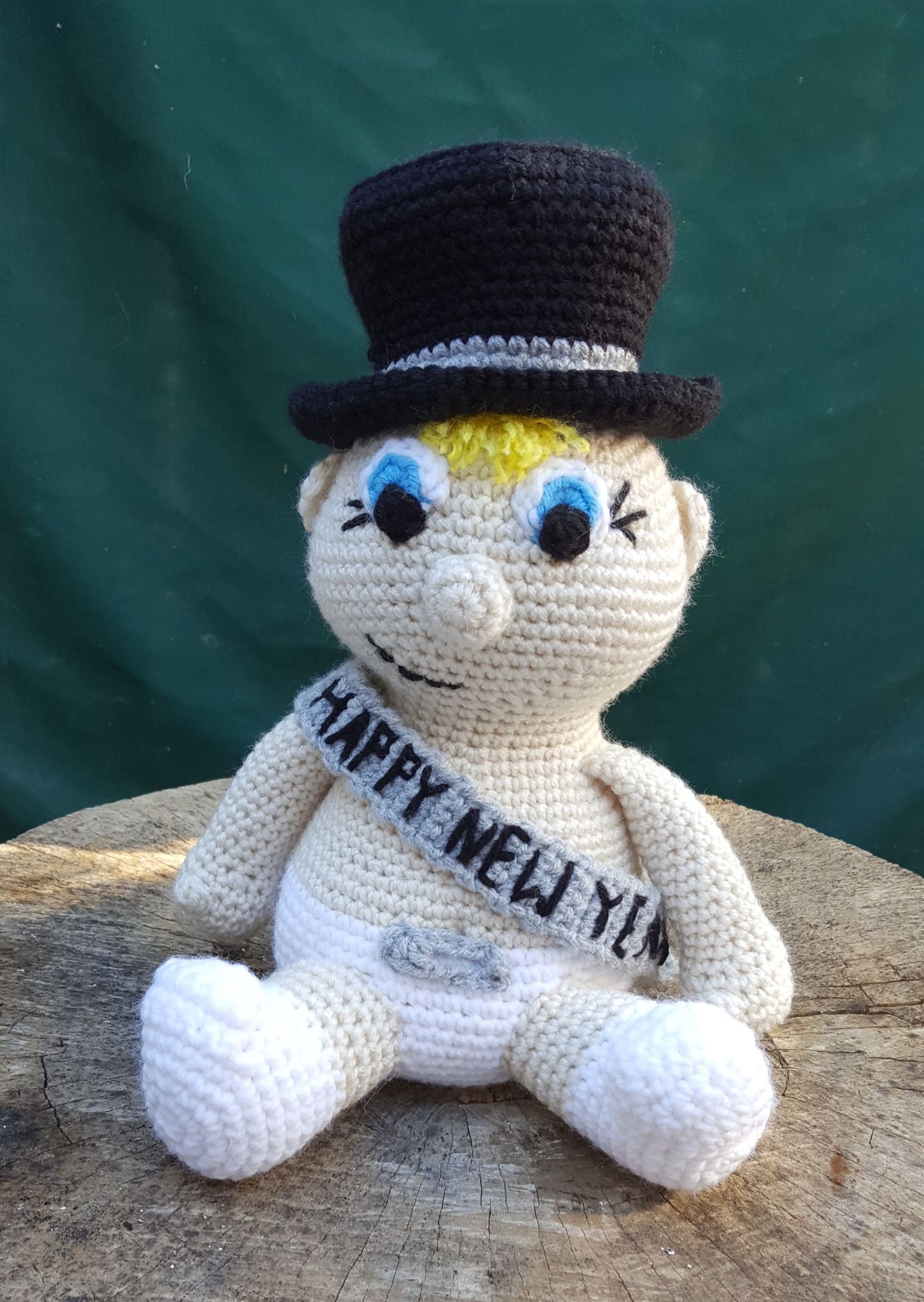 Happy the New Year's Baby Crochet Pattern PDF | Etsy