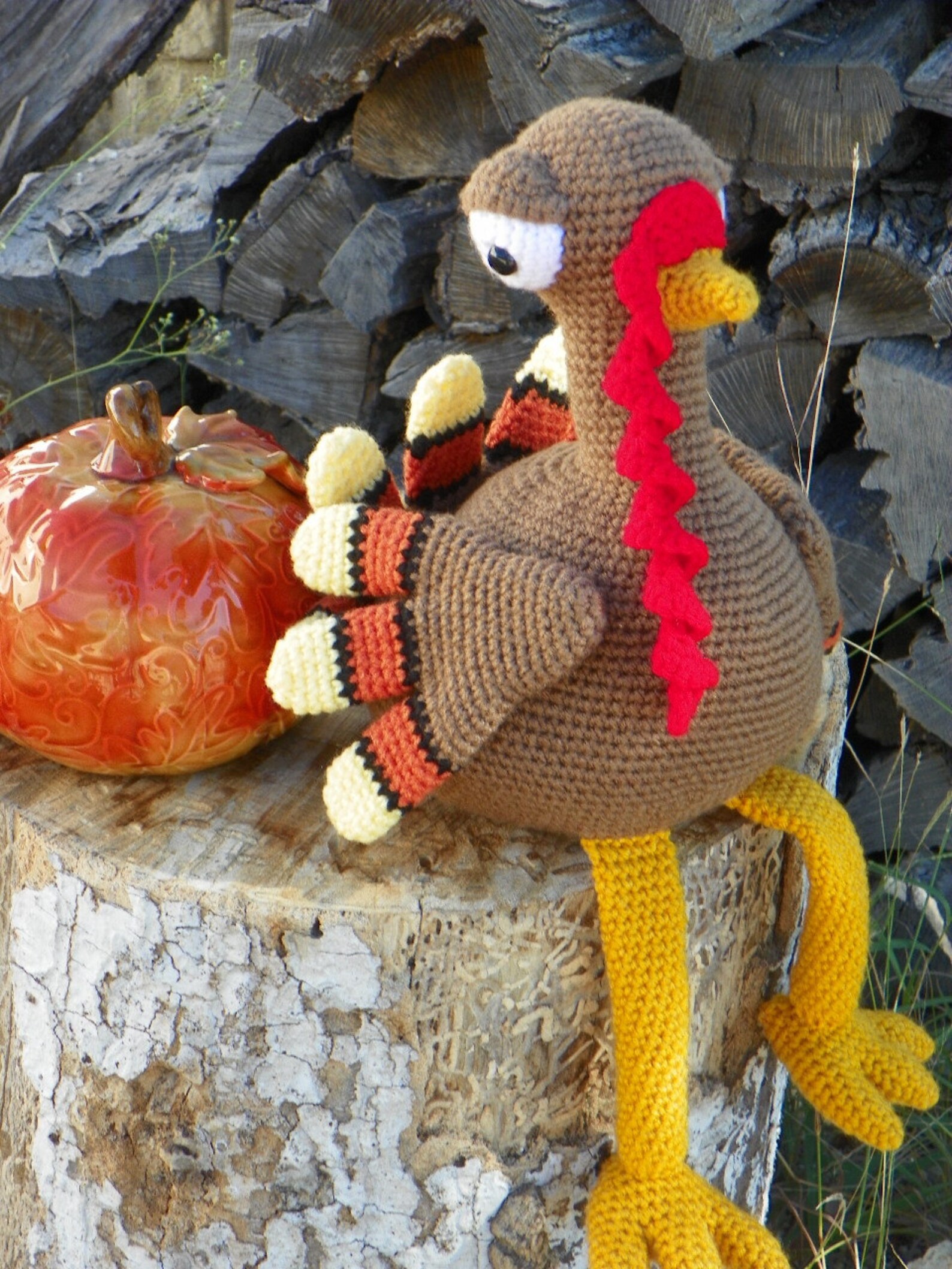 Tom-tom Turkey PDF Crochet Pattern | Etsy