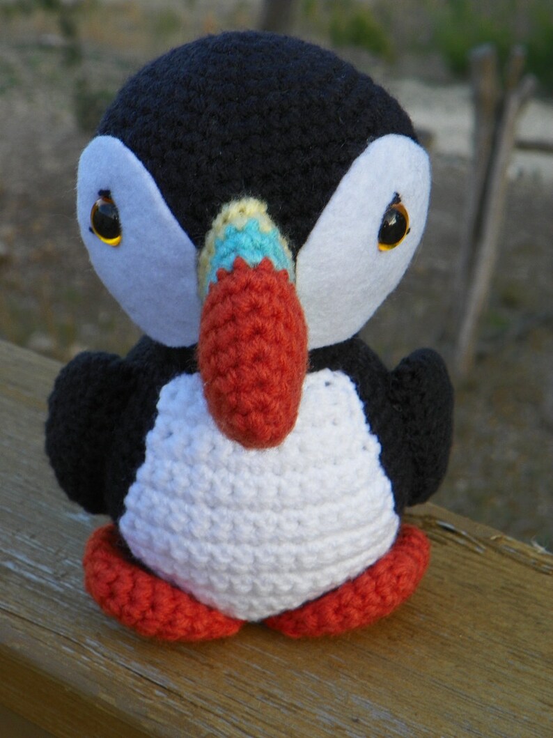 Ty the Puffin PDF Crochet Pattern - Etsy