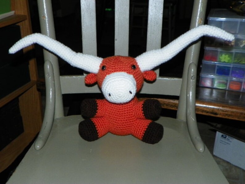 Tex Longhorn PDF Crochet Pattern | Etsy