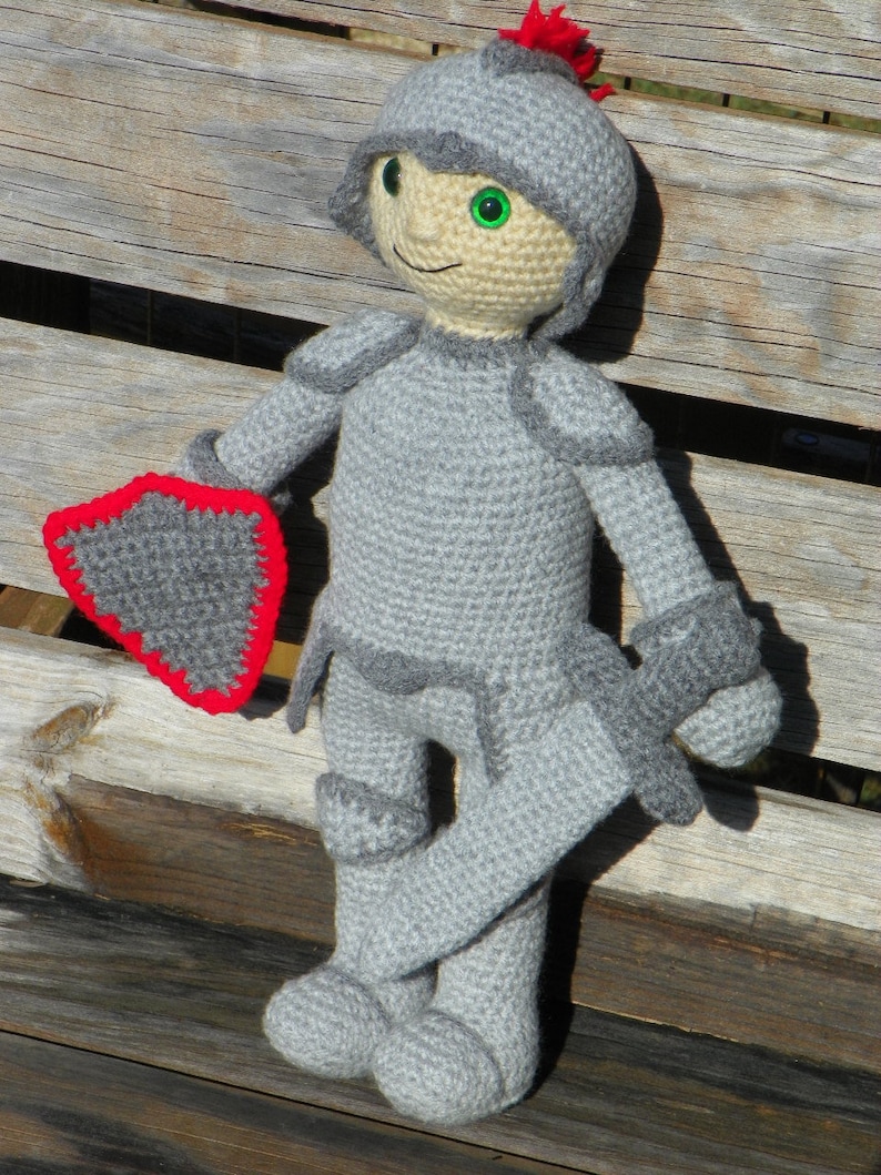 Sir Noble Knight - PDF Crochet Pattern - Etsy