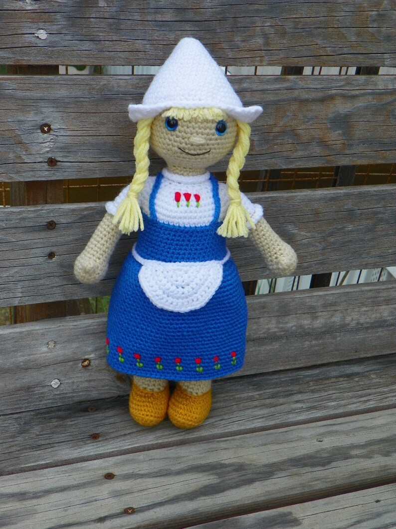 Skye the Dutch Girl- PDF Crochet Pattern - Etsy
