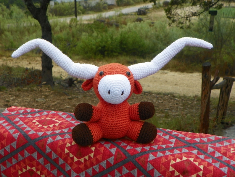 Tex Longhorn PDF Crochet Pattern | Etsy