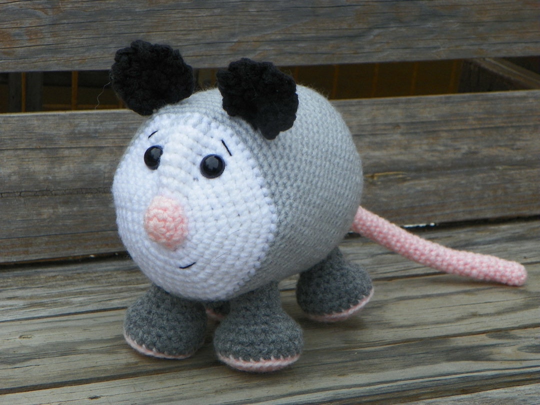 Bud the Possum - PDF Crochet Pattern - Etsy