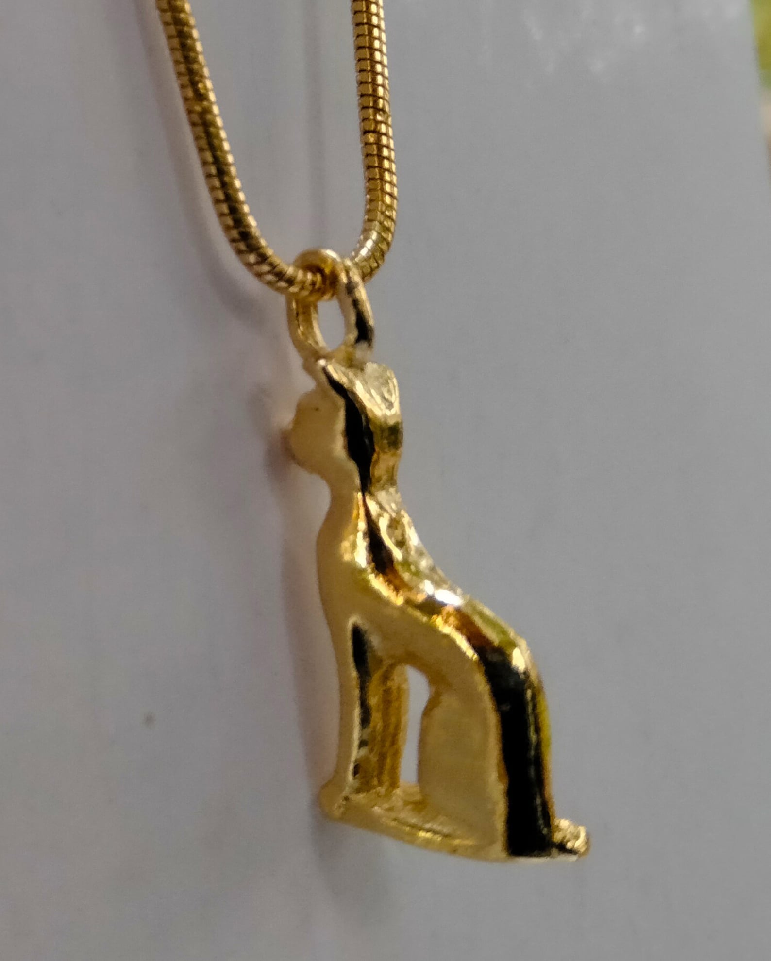 Goddess Cat BASTET EGYPT, Egyptian Amulet, Charm Pendant, Handmade ...