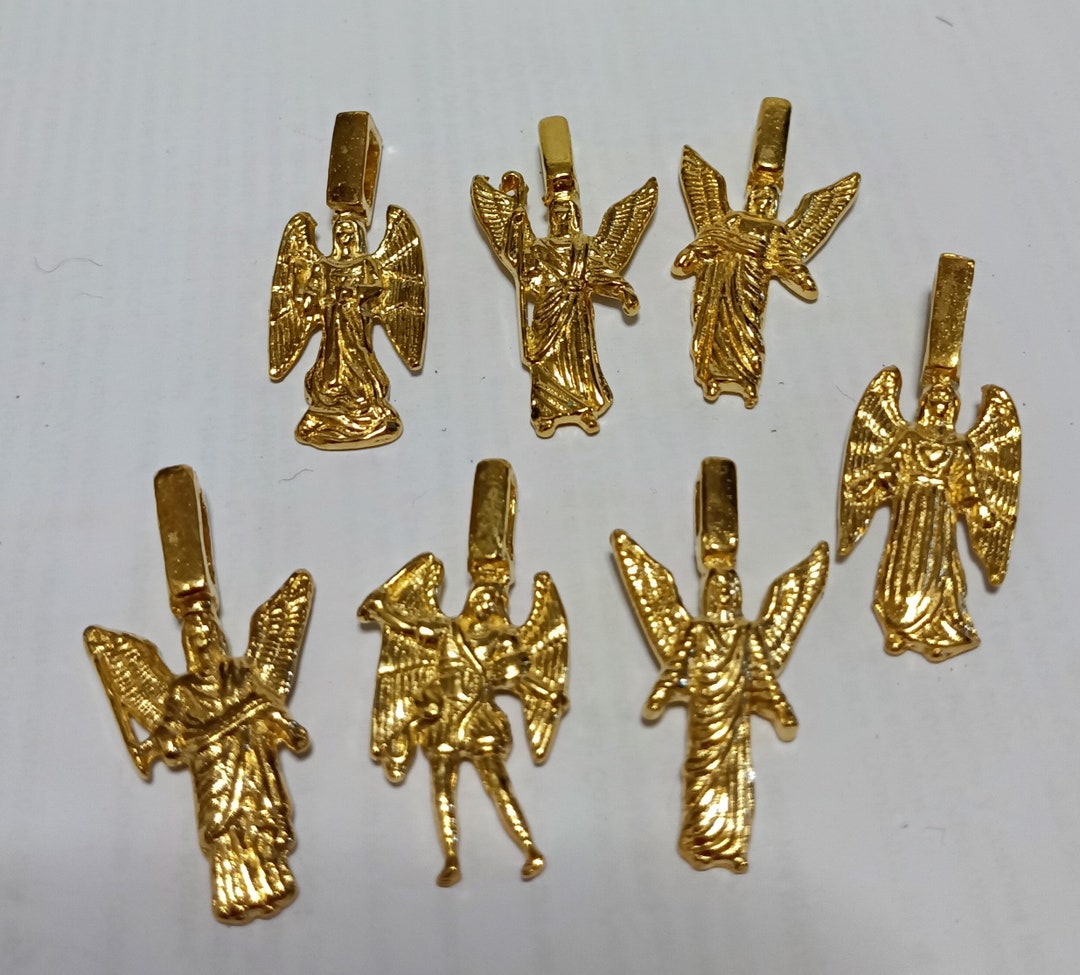 ANGELS, Pendants of the 7 Archangels in 9k, 14k, or 18k or Gold Plated ...