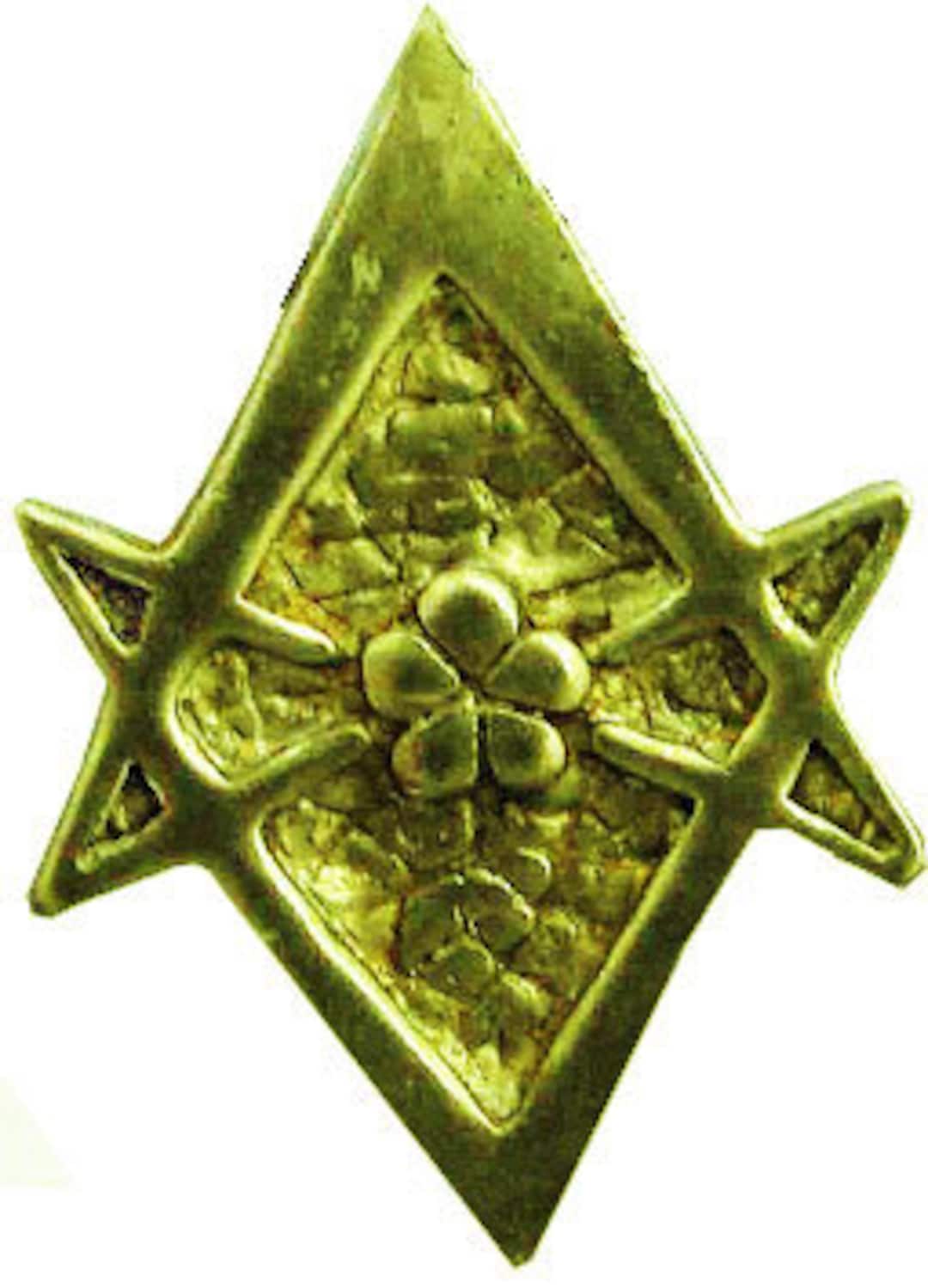 Unicursal Hexagram Pendant 9k 14k 18k or Gold Plated 18k Necklace Charm ...