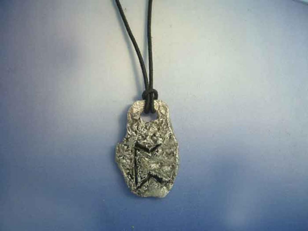 Rune viking Perthro Peorth Pertra Ciondolo in solido argento sterling ...