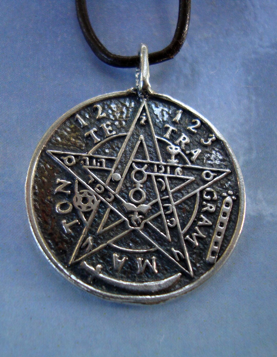 Talisman Tetragrammaton Sigil Pentacle Pendant Charm Eliphas Levi ...