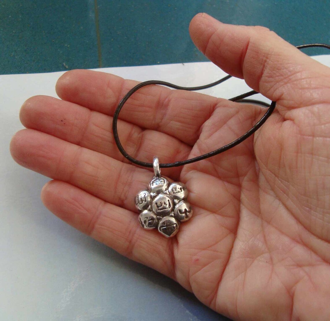 Talisman of Seven Archangels, Handmade Jewel, Pendant Charm, Sterling ...