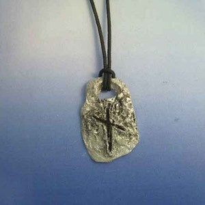 Rune Viking Naudiz Nauthiz Nyd Naud Naudrpendant in Solid Sterling ...