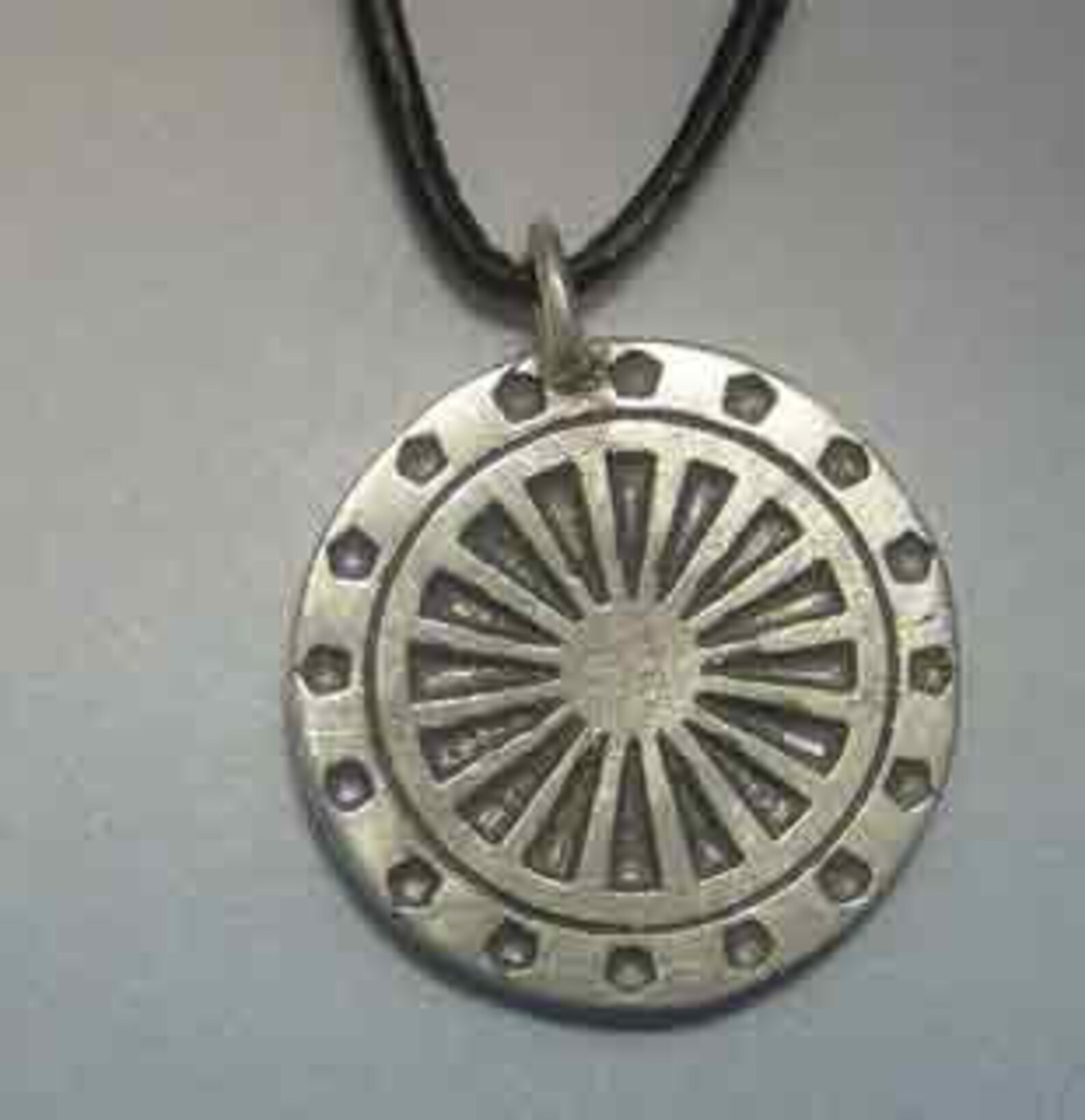 DHARMACHAKRA PENDANT, Medal Dharma Wheel Symbol Buddhist, Jewel ...