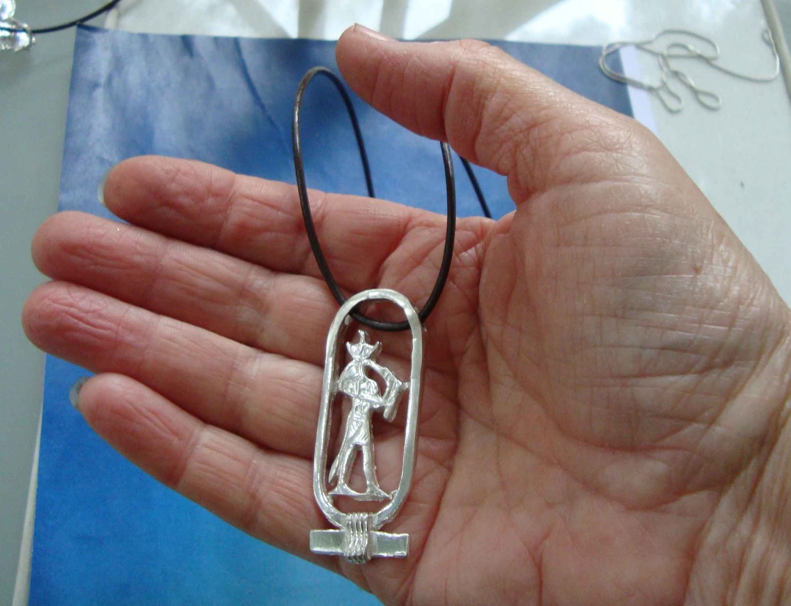 Thoth God Ibis Egypt Charm Egyptian Amulet Sterling Silver 925 - Etsy