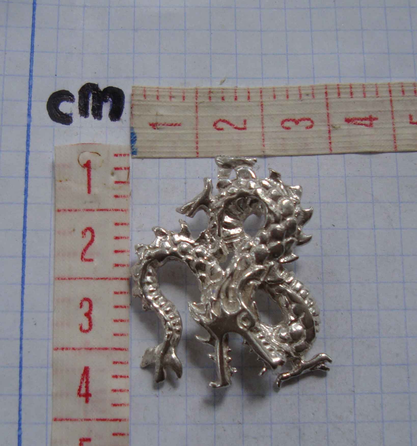 Colgante dragón japonés FUKU RIU amuleto plata de ley - Etsy México