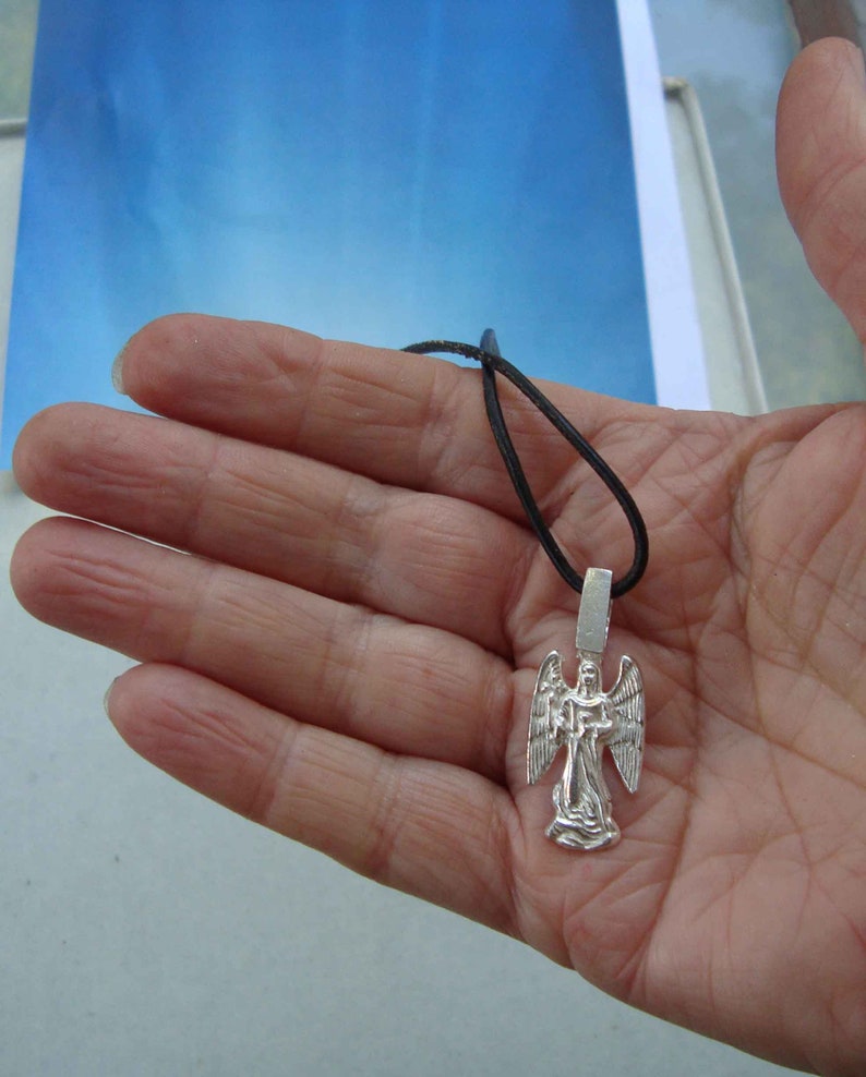 Angel Zaphkiel archangel pendant charm Zaphchial Zaphiel or | Etsy