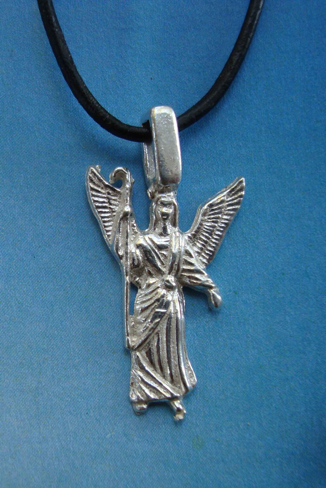 Angel Raphael Archangel Pendant Charm Amulet Sterling Silver 925 ...