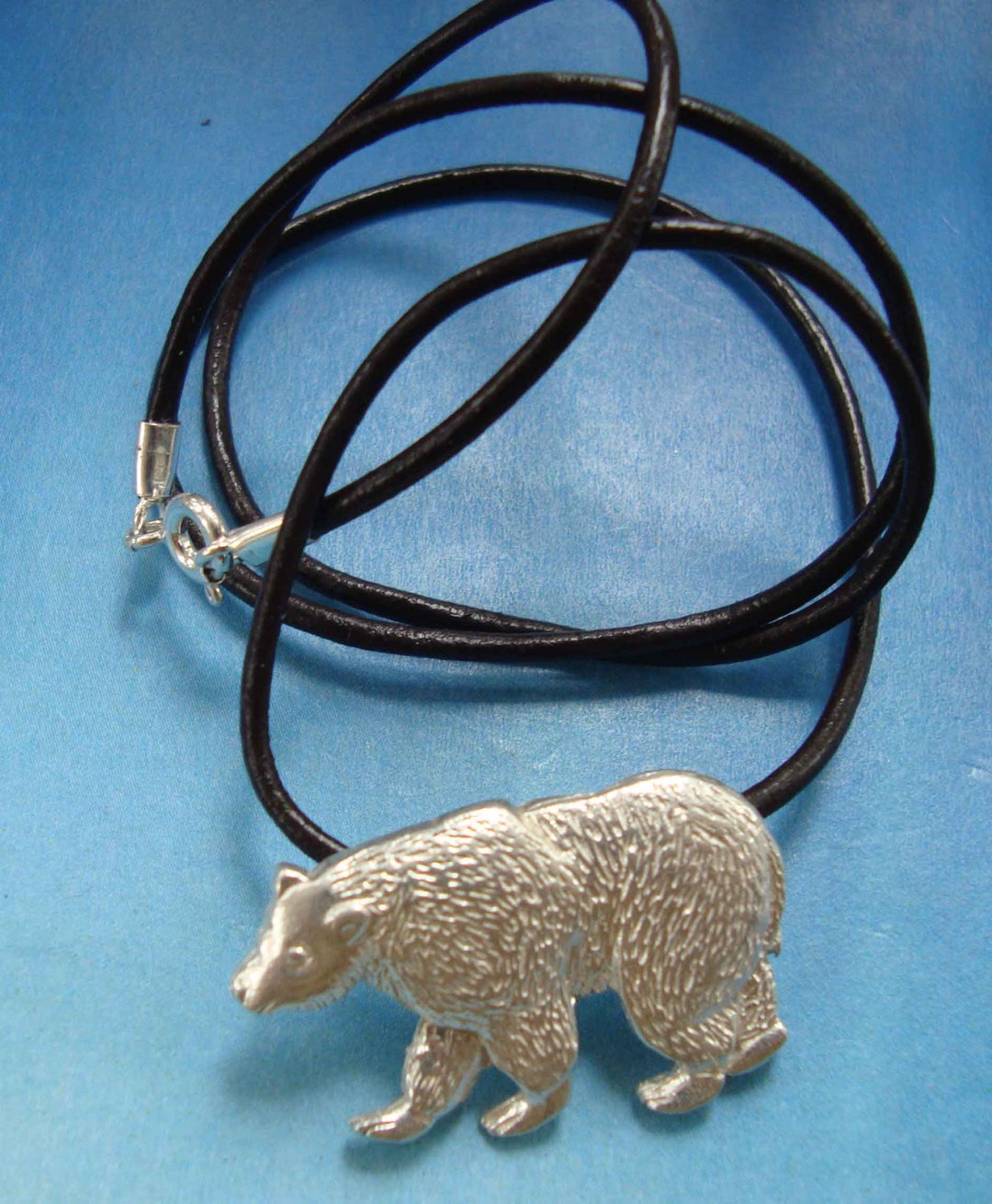 Bear Pendant Amulet Leadership Health and Energy Jewel Solid 925 ...