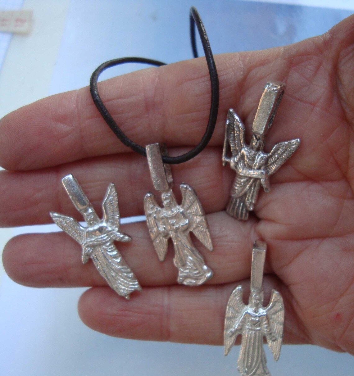 Angel Zaphkiel Archangel Pendant Charm Zaphchial Zaphiel or | Etsy