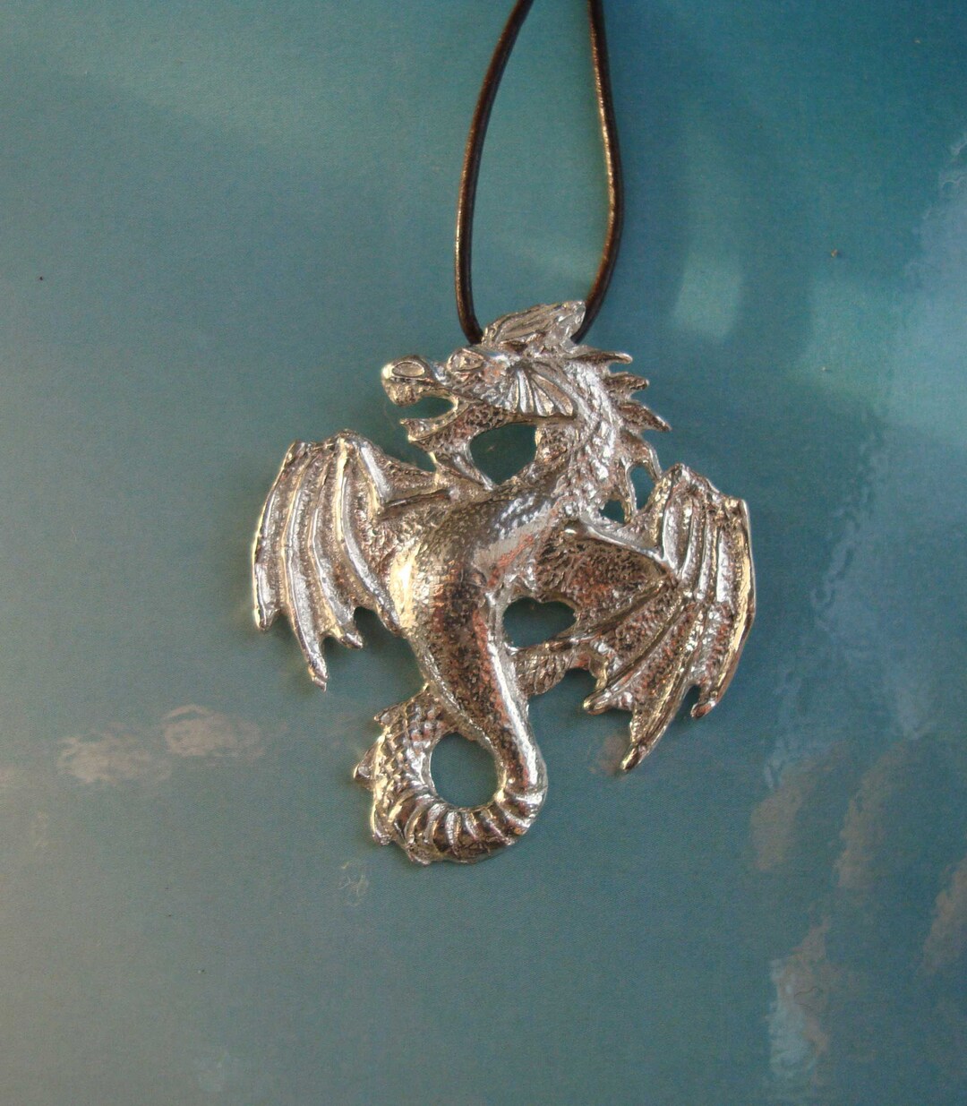 DRAGON Fafnir Fire Great Dragon Nibelungen Jewel in Sterling Silver 925 ...