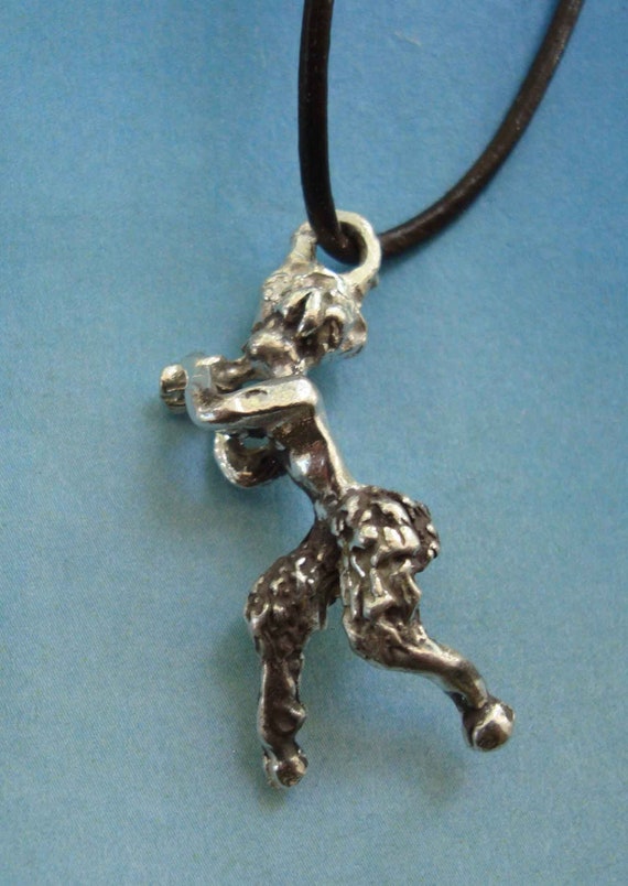 Faun greek mythological half human half goat silver pendant | Etsy