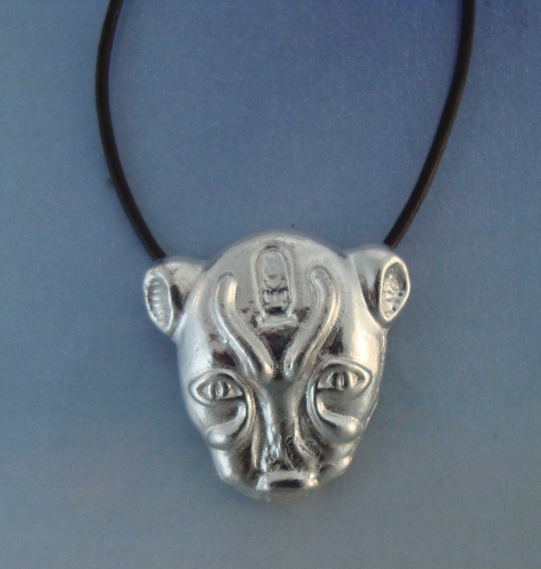 SEKHMET Lioness' Head Pendant of Goddess of Egypt, Egyptian Jewelry in ...