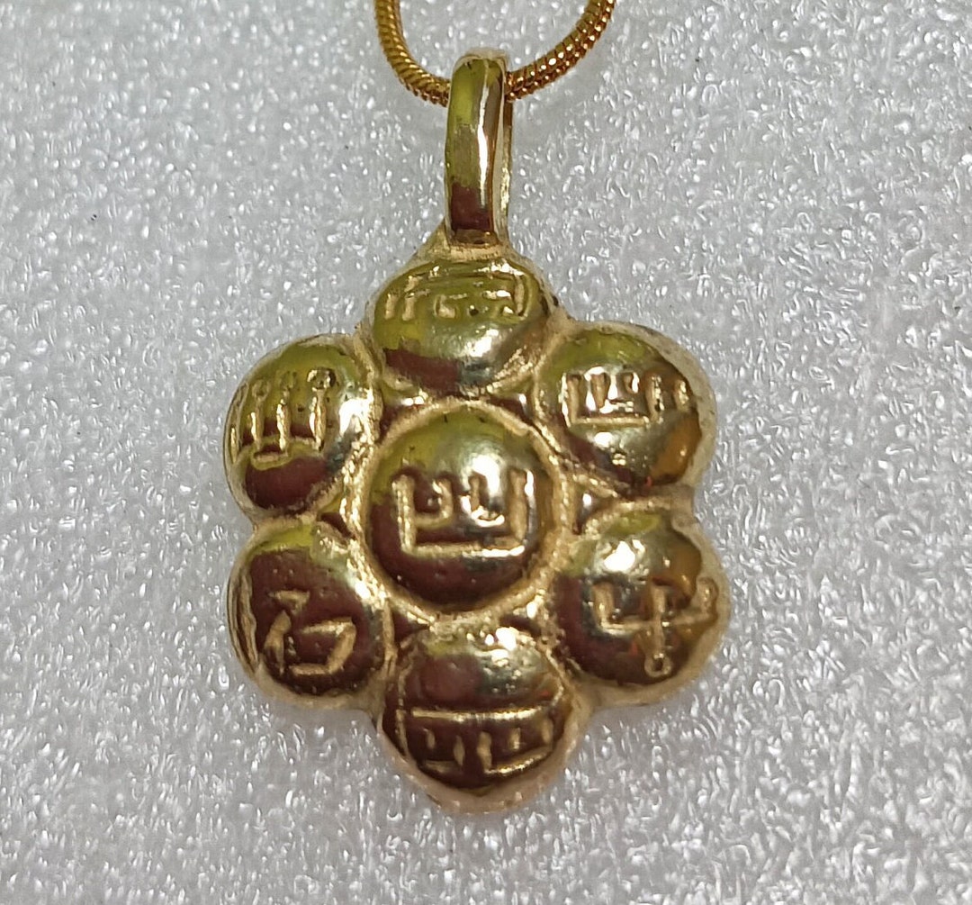 Talisman of Seven Archangels, Handmade Jewel, Pendant, Angelic Charm ...